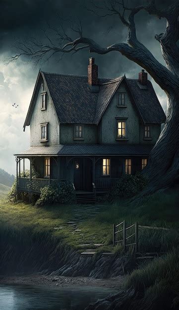 Premium Ai Image House Background