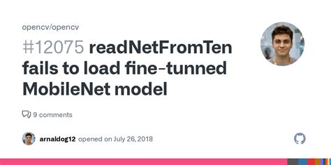 Readnetfromtensorflow Fails To Load Fine Tunned Mobilenet Model · Issue