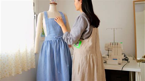 봄을 맞아 앞치마와 커튼을 만들었어요 재봉도구와 팁도 소개합니다 Youtube