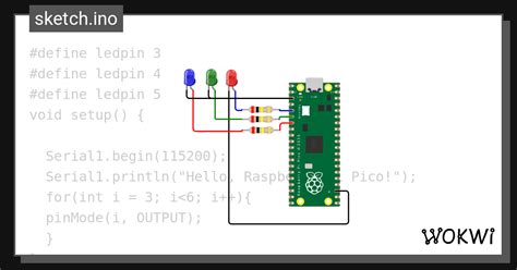 Define Ledpin 3 Wokwi Esp32 Stm32 Arduino Simulator
