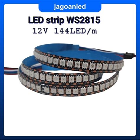 Jual Led Ws2815 144 Led 12 Volt Led Strip Rgbic Addressable 12v Pcb