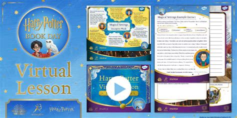 Free New Harry Potter Virtual Lesson Magical Settings Teaching