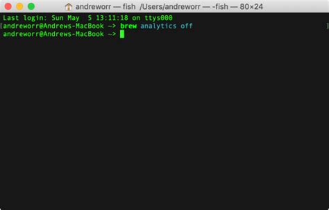 macos how to disable homebrew analytics the mac observer