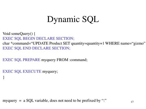 Ppt Embedded Sql Systems Overview Powerpoint Presentation Free Download Id6195508