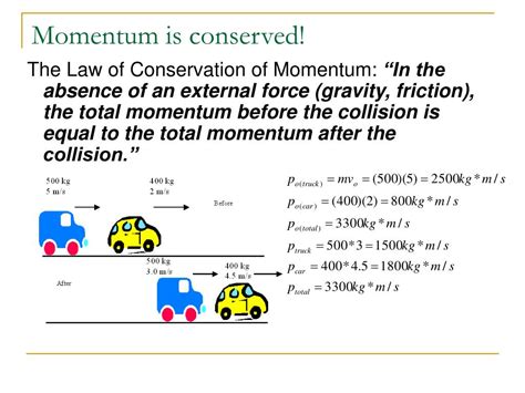 ppt impulse and momentum powerpoint presentation free download id
