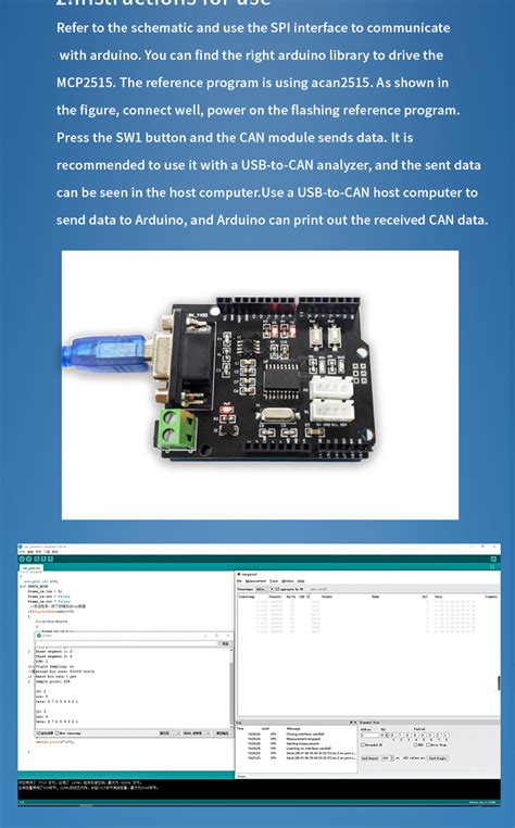 Mcp2515 Can Expansion Board Arduino Automotive Communicationchinalctech