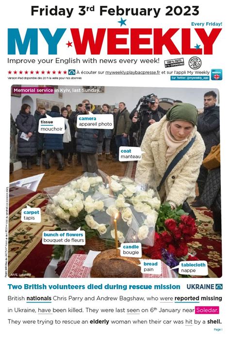 My Weekly N°695 Du 03 Février 2023 à Télécharger Sur Ipad