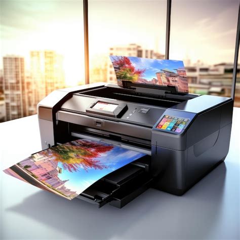 Impresora De Inyecci N De Tinta En Funcionamiento Foto Premium