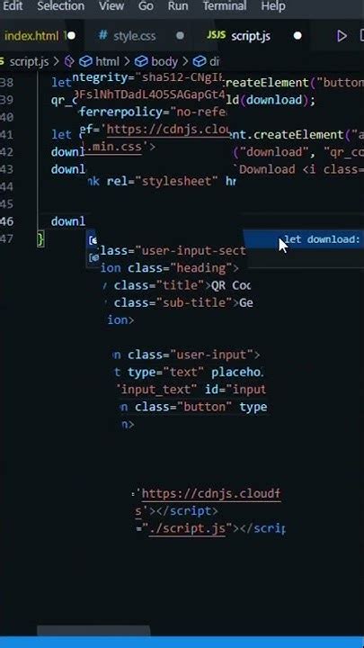 Create Qr Code Generator In Javascript Get Free Source Code Youtube