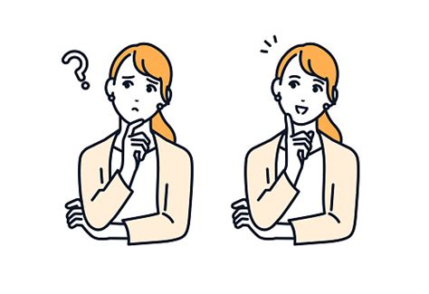 자신의 문제를 해결한 양복을 입은 여성의 벡터 일러스트 레이 션 자료 걱정하는에 대한 스톡 벡터 아트 및 기타 이미지 걱정하는 긍정적인 감정 표현 사람들 Istock