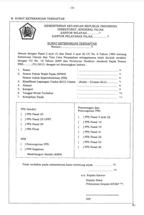 Mengenal Surat Keterangan Terdaftar Skt