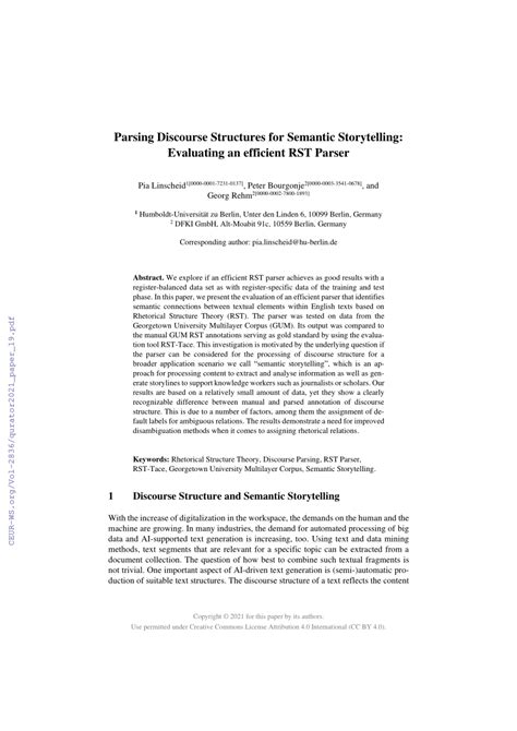 pdf parsing discourse structures for semantic storytelling