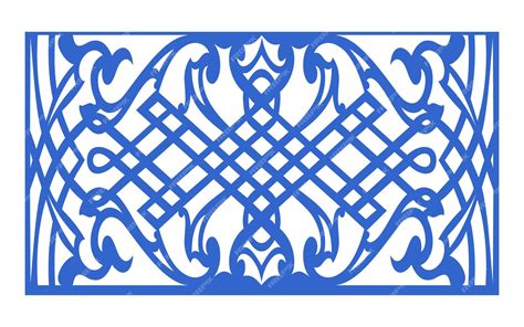 Premium Vector Seamless Pattern Design For Cnc Router And Laser Cutting