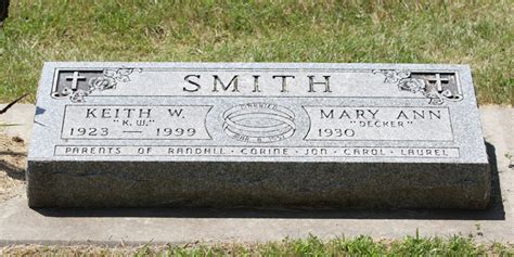 Keith Wayne Smith 1923 1999 Mémorial Find A Grave