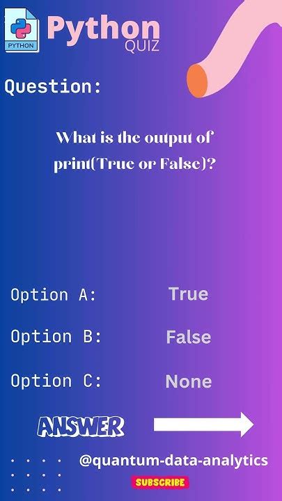 Python Quiz 6 Youtube