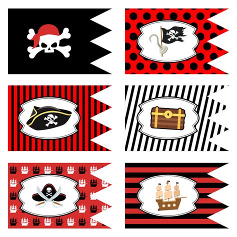 Pirate Ship Flag Printable