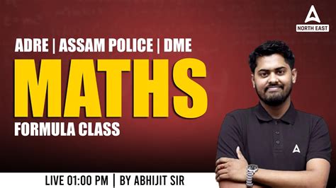 Maths Formula Class By Abhijit Sir Youtube