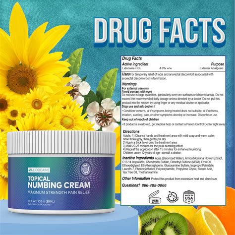 Buy Numbrx Premium Tattoo Numbing Cream Topical Anesthetic