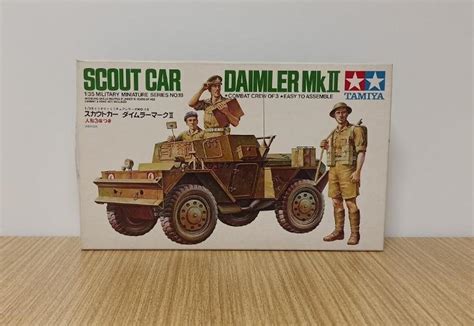 1 35 Tamiya Scout Car Daimler Mk Ii Aukro