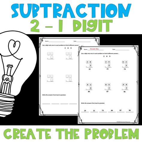 Subtraction Create A Problem Made By Teachers