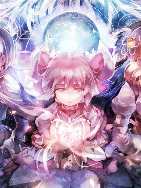 18 Мадока Магика обои на телефон от Lsorokina