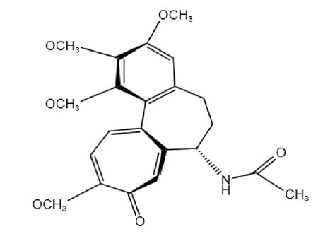 Chemical Structure Of Colchicine Download Scientific Diagram