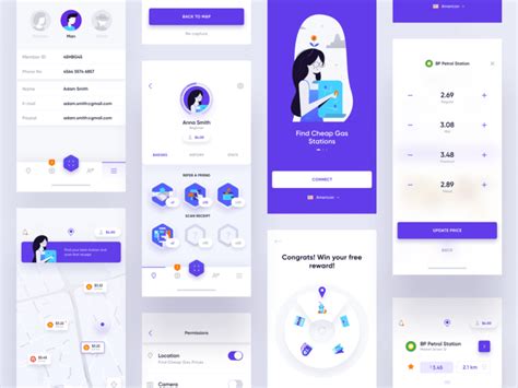 20 Mobile App Profile Screen Ui Design Updated Onaircode Mobile App Design Inspiration
