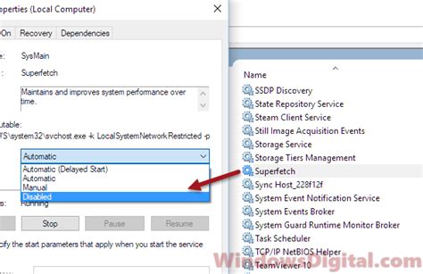 service host local system high cpu disk or memory usage