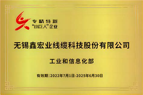 无锡鑫宏业线缆科技股份有限公司