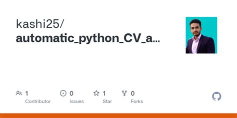 Github Kashi Automatic Python Cv Analysis System