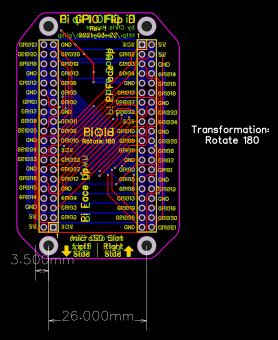 Pi GPIO Flip OSHWLab