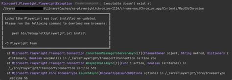 Fix C Playwright Error On Mac Os Executable Doesnt Exist Qa Expertise