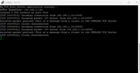 Handling Multiple Tcp Clients On Stm32h563 With Ne Stmicroelectronics Community