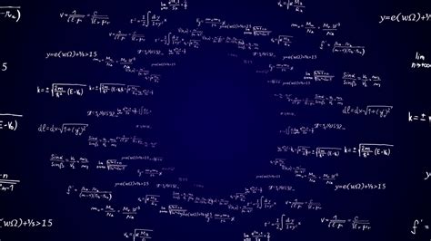 Mathematic Formulas Code Numbers Animation Rendering Background Loop