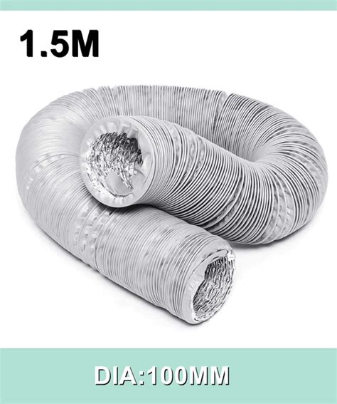 휴대용 에어컨 배기구 파이프 유연한 에어컨 배기구 호스 배출구 80mm 100mm 110mm 130mm 150mm