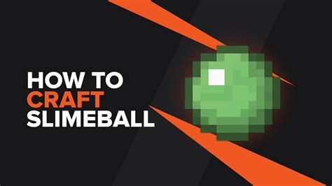 How To Make A Slimeball In Minecraft YouTube
