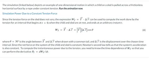 Solved The Simulation Linked Below Depicts An Example Of Chegg