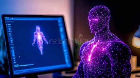 3d Character Modeling Software Creating Glowing Anatomical Model On