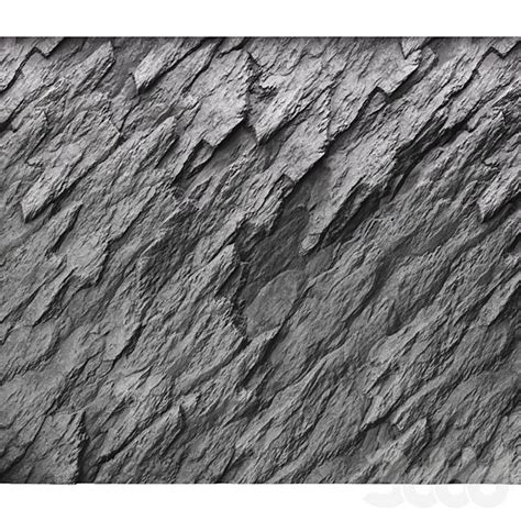 Rock Cliff Wall №53 Камень 3d Модель Каменные стены Каменная стена Камень