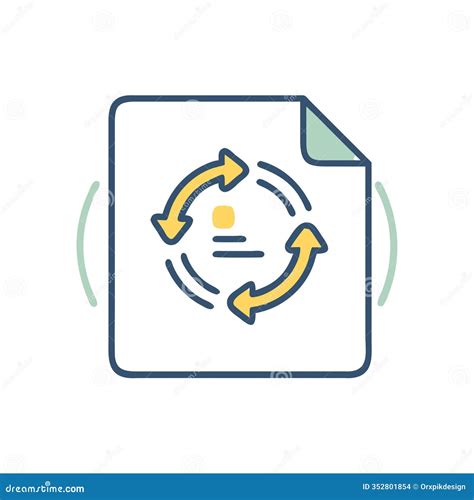 Project Lifecycle Icon For Management Stock Vector Illustration Of Marketing Icon 352801854