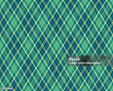 녹색과 파란색 음영의 클래식 격자 무늬 패턴 디자인 직물 또는 그래픽 프로젝트를 위한 다재다능한 배경 전통 스타일 아늑한 따뜻함의 상징 0명에 대한 스톡 벡터 아트 및 기타