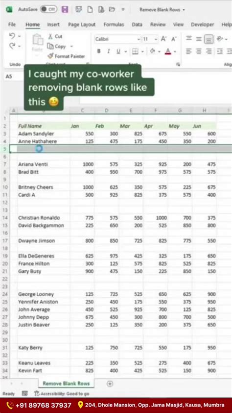 Its Fill The Rows Or Remove The Rowswe Got Both 🏻️ For You👉🏻 Let