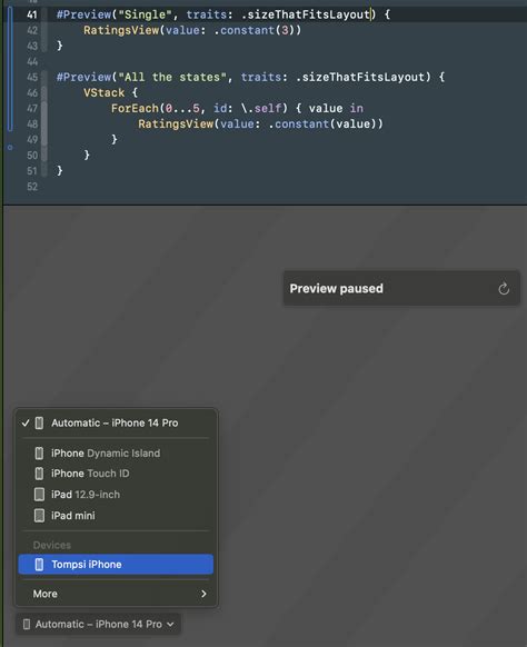 discovering preview macro in swift augmented code
