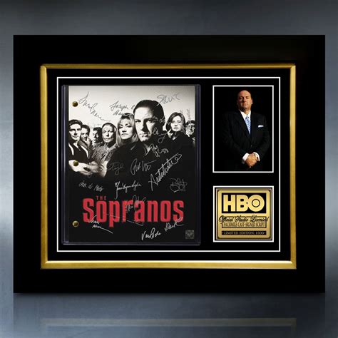 The Sopranos Script Limited Edition Custom Frame Sopranos