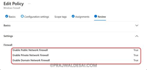 Microsoft Intune Firewall Policy Reports Prajwal Desai
