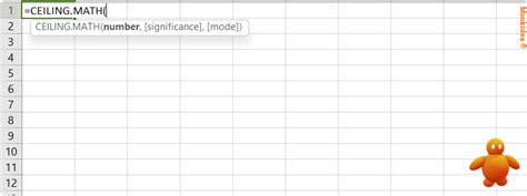 How To Use CEILING MATH Function In Excel Data Analytics Monkidea