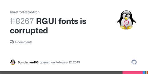 Rgui Fonts Is Corrupted · Issue 8267 · Libretroretroarch · Github
