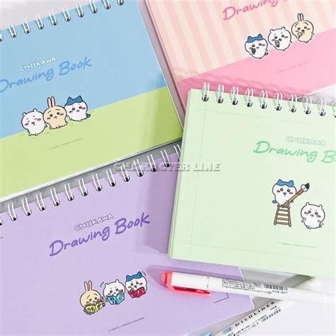 Characterline 먼작귀 치이카와 드로잉북 4종 하치와레 우사기 핫트랙스