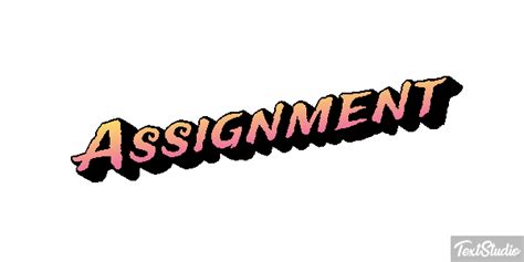 Assignment Word Animated  Logo Designs