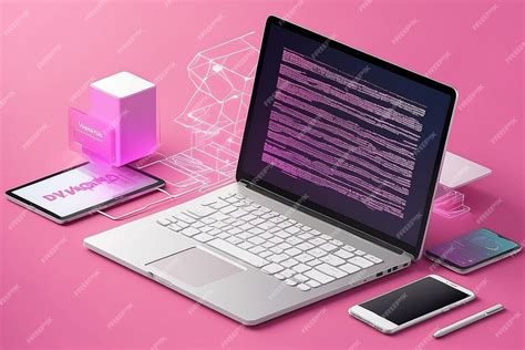 Premium Photo Web Development Application Design Coding And Programming On Laptop Concept On